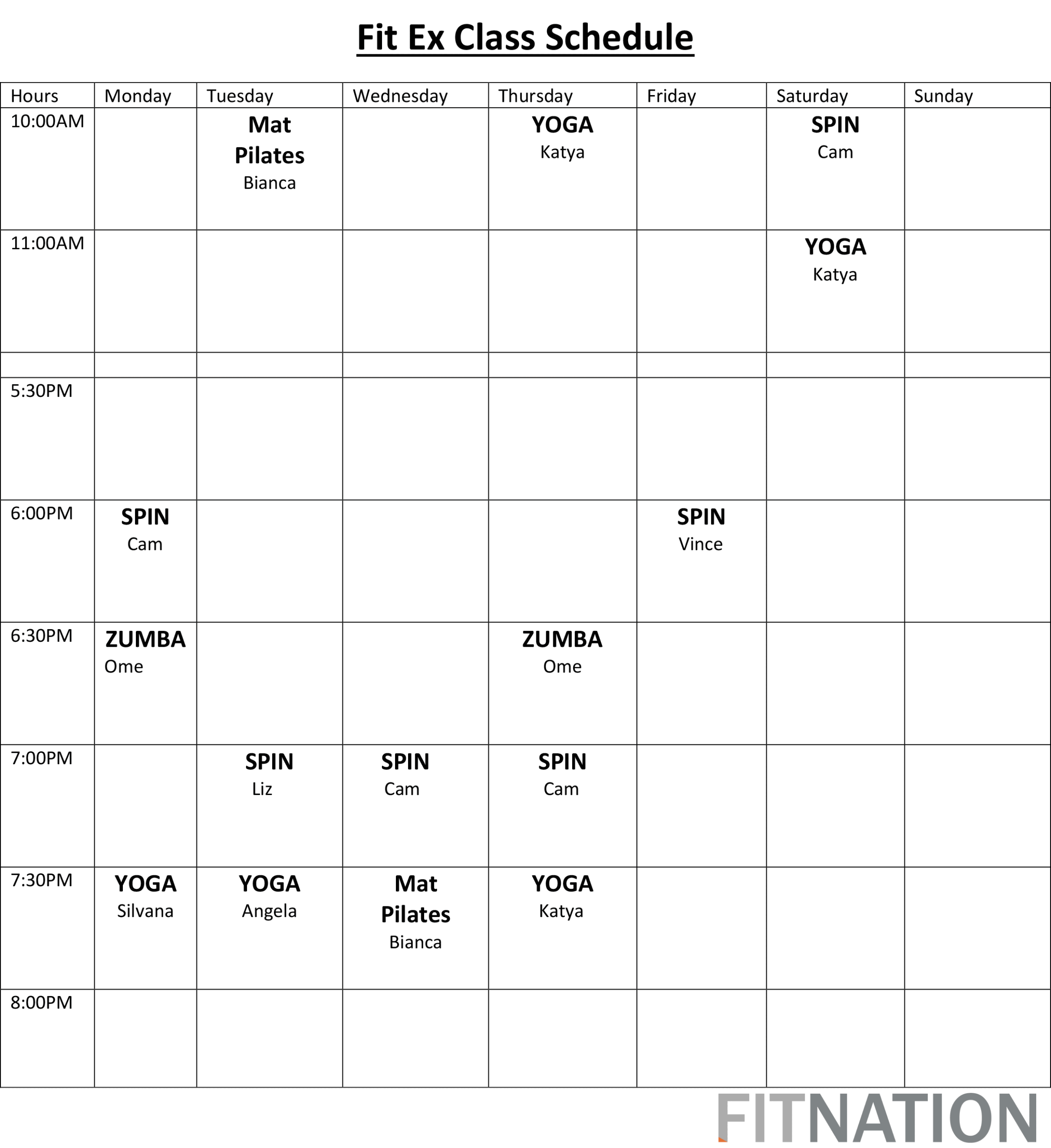 Fitnation Health Club